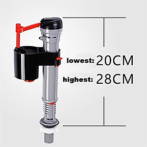 XXXDXDP Bathroom Shank Inlet Toilet Tool Float Adjustable Flush Push Button Water Valve Toilet Water Tank Filling Inlet Valves