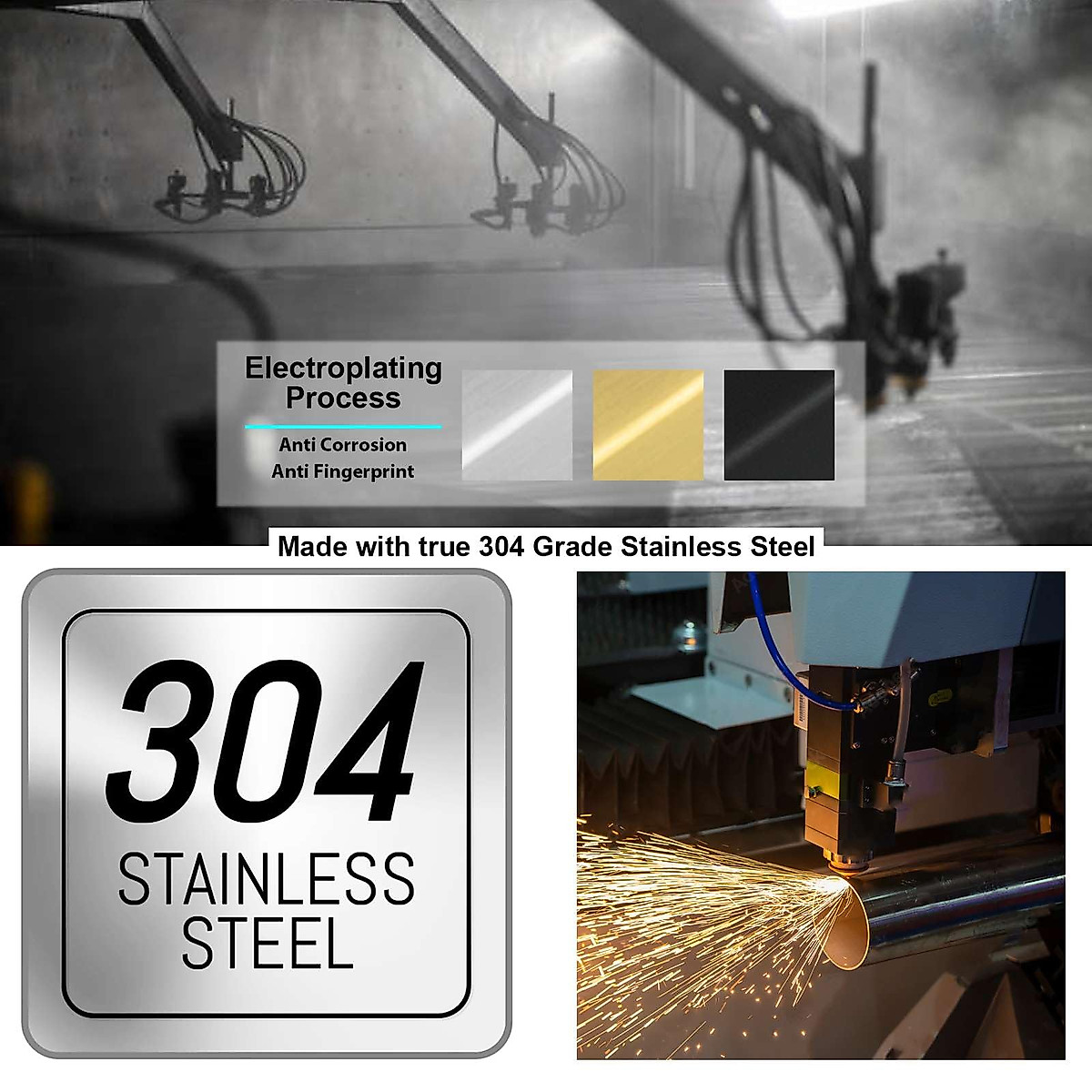 Modket 4 Pack Brushed Nickel Bathroom Rob Hook Towel Hooks Holder Wall Mount Heavy Duty Wall Mount Hooks 304 Stainless Steel Bathroom Bedroom Kitchen