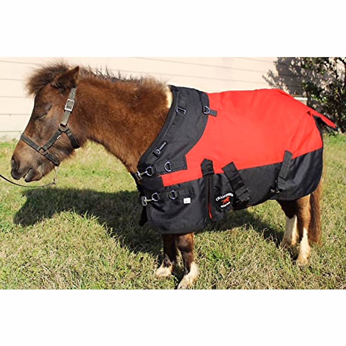 CHALLENGER 52" 1200D Foal Turnout Waterproof Fleece Lined Medium Winter Blanket 519LG09