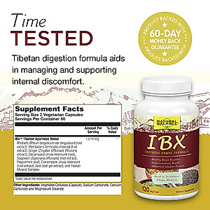 Natural Balance IBX Soothing Bowel Formula | Supports Digestive Health | 120 Veggie Caps