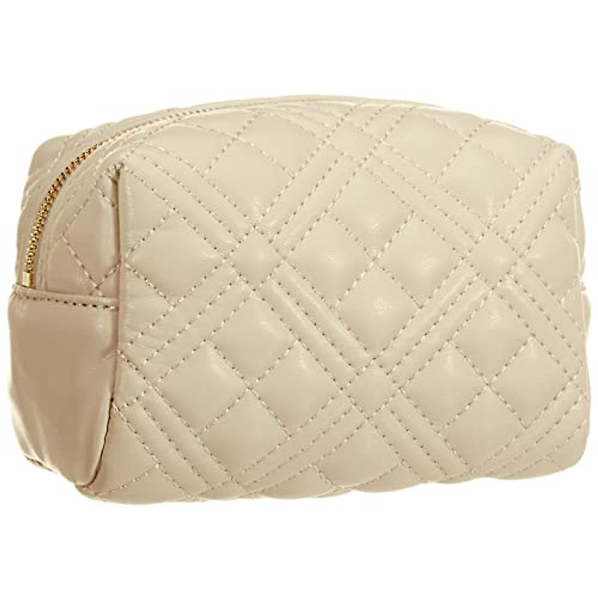 Love Moschino Mini Quilted Pouch, White