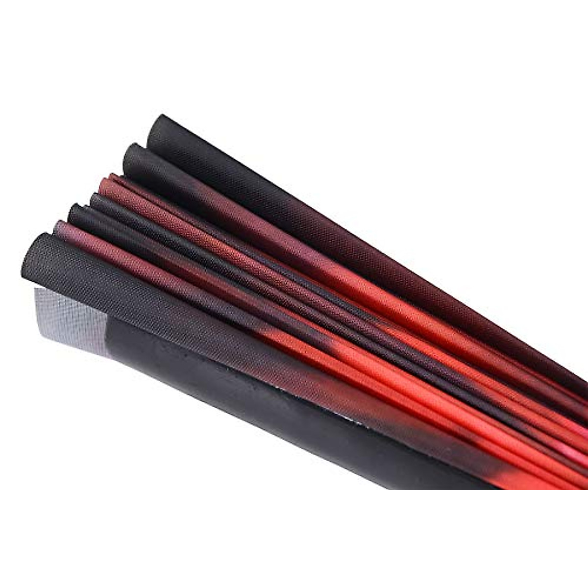 Meifan Rave Clack Large Folding Hand Fans for WomenMen, Chinese Japanese Bamboo Fans Handheld Fans for Festival, Dance, Gift, Performance, Decorations (Lotus flower)