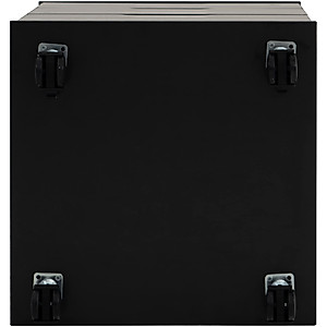 Soohow 3 Drawer File Cabinet Small Cabinet with Drawers, Wood Filing Cabinet Storage Cabinet with Drawers Wheels File Cabinets for Home Office Rolling File Cabinet for Under Desk Makeup Dresser Black