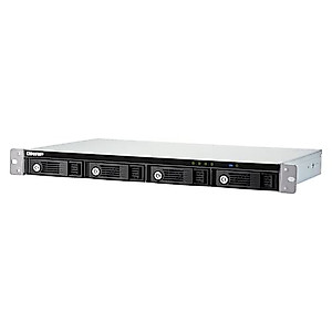 QNAP TR-004U 1U 4 Bay Hard Drive Enclosure Direct Attached Storage (Das) with Hardware RAID USB 3.0 Type-C