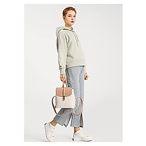 SHESTORY Women PU Leather Fashion Backpack Daypack for Traveling (Pink)