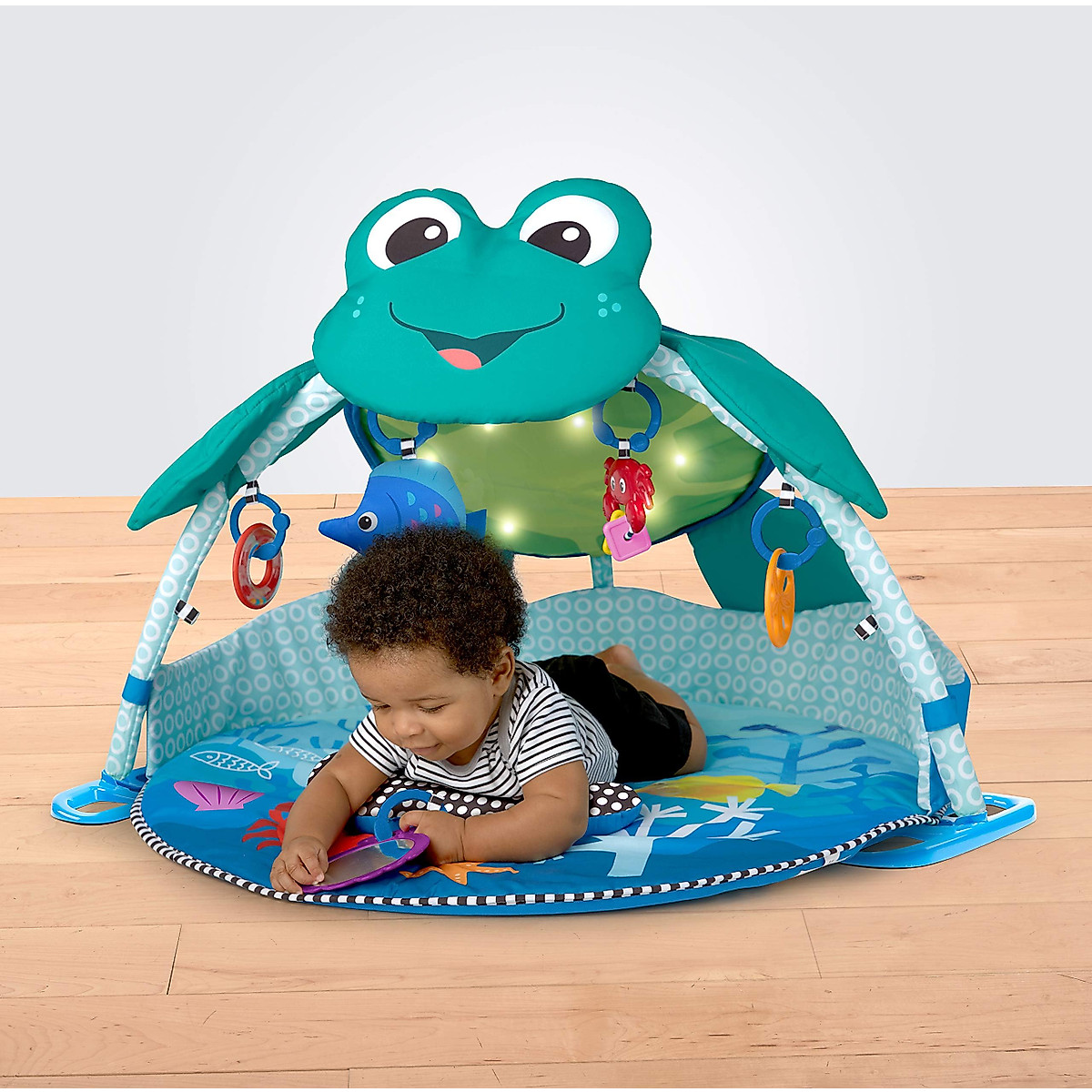 Baby Einstein Neptune Under The Sea Lights & Sounds Activity Gym & Play Mat, Ages Newborn+