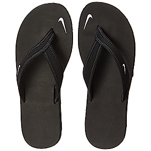 Nike Women's Celso Thong, Black/White, 9 US