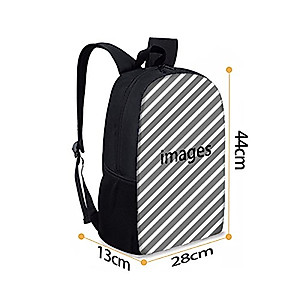 Dellukee Kids School Backpack Set Cute Bookbag with Lunch Bag Hermit Crab Print