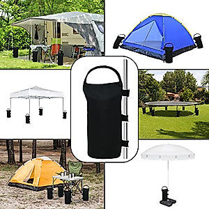 Gardzen Canopy Weights Sand Bags, Sandbags for Weight, Tent Weight Bags Set of 4 for Camping Canopy, Outdoor Patio Shelter Umbrellas