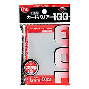 Barrier Card Sleeves (100 Piece), Clear, 92 x 66mm