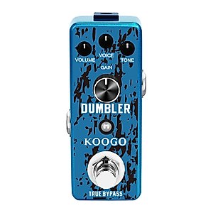 Koogo Dumbler Pedal Vintage Dumble Amp simulator Effect Overdrive Pedals for Electric Guitar, LEF-315