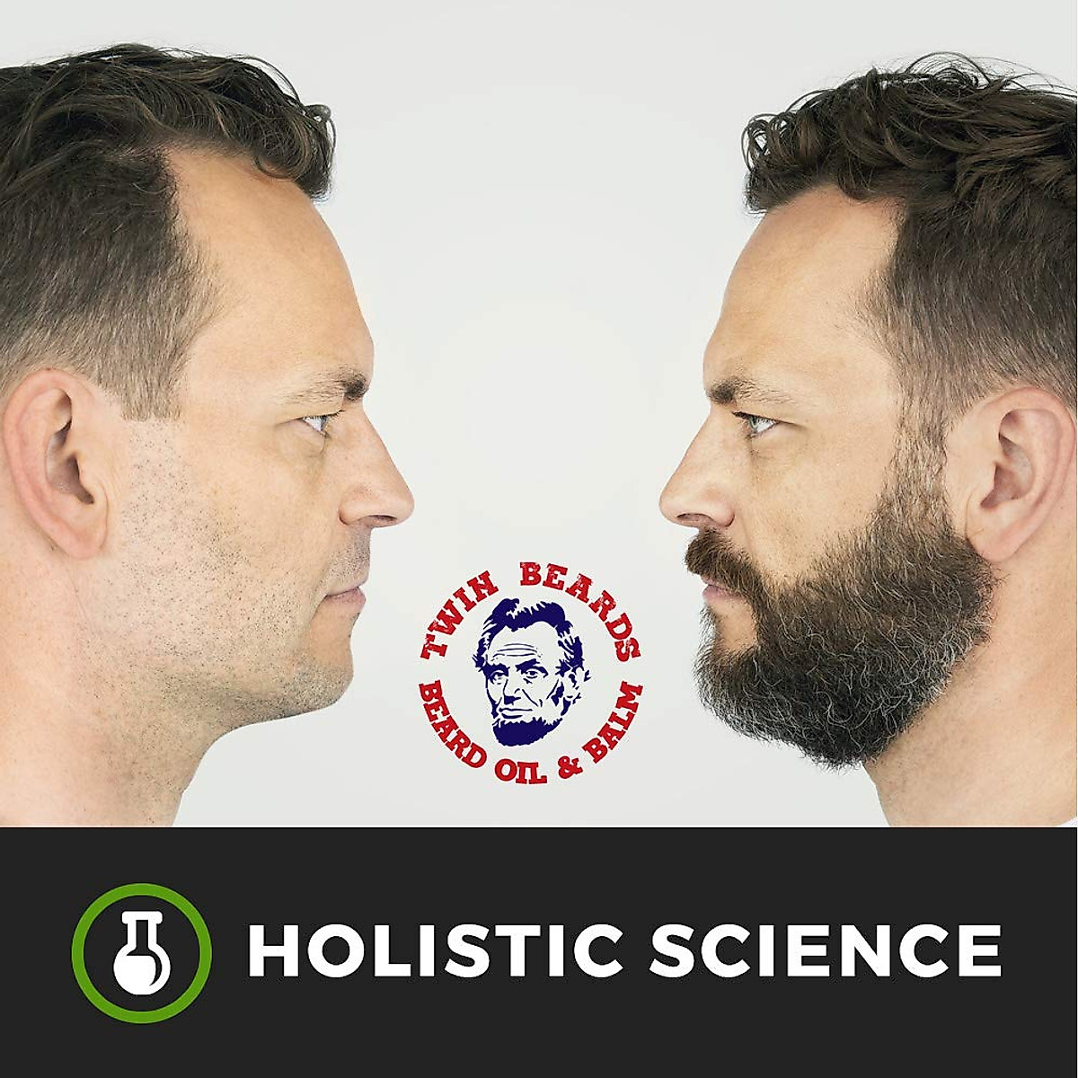 Twin Beards Natural Beard Growth Oil | Beard Oil for Men Growth | Beard Softener | Beard Conditioner for Men | Beard Growth Serum | Castor Oil & Tea Tree Oil 3 oz