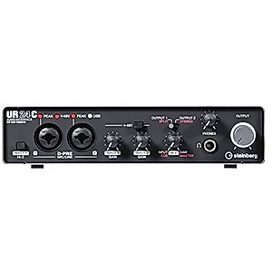 Steinberg UR24C 2x4 USB 3.0 Audio Interface with Cubase AI and Cubasis LE
