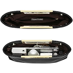 YIKOEE Womens Clutch Purse Evening Bag with Handle Top Hardware