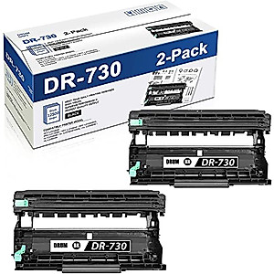 MaxColor 2 Pack DR730 DR-730 Drum Unit Replacement for Brother DCP-L2550DW HL-L2390DW L2370DW/DWXL L2350DW L2395DW MFC-L2750DW L2710DW L2750DWXL Printer Drum Unit (Toner Not Included)