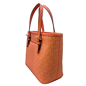 Michael Kors XS Carry All Jet Set Travel Womens Tote (grapefruit multi)