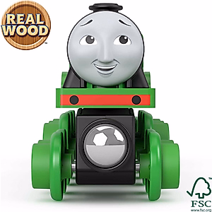 Thomas & Friends Wooden Railway Toy Train Henry Push-Along Wood Engine & Coal Car for Toddlers & Preschool Kids Ages 2+ Years (Amazon Exclusive)