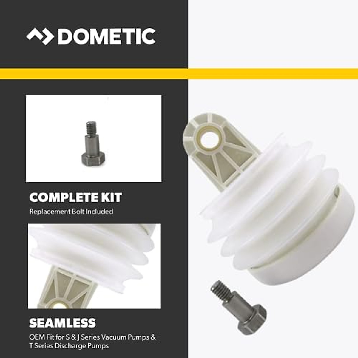 DOMETIC 385230980 Pump Bellow Kit White ‎9.09 x 5.39 x 4.09 inches