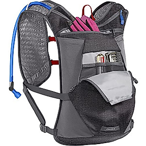 CamelBak Chase 8 Limited Edition Bike Vest with 2L Fusion Hydration Bladder - Heather Grey/Racing Red