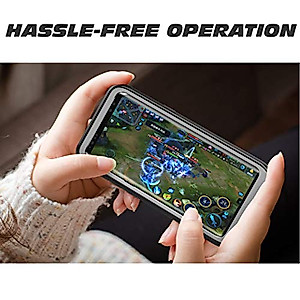 Samsung Galaxy S8 Case, Pakoyi Full Body Bumper Case Built-in Screen Protector Slim Clear Shock-Absorbing Dustproof Lightweight Cover Case for Samsung Galaxy S8 (Grey/Clear)