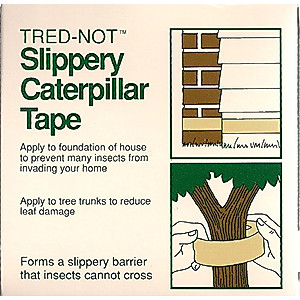 Slippery Barrier Tape. Gypsy Mothe/Sponge Moth Tent, Walnut Caterpillar,/ Cankerworm/Bark Scorpion / + / 30 ft roll