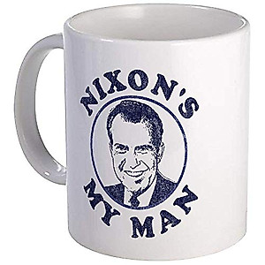 Nixon's My Man T-Shirt Mug - Ceramic 11oz Coffee/Tea Cup Gift Stocking Stuffer