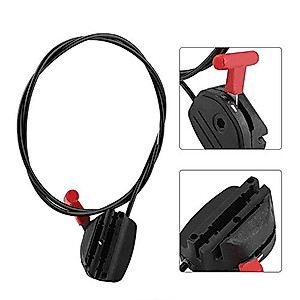 55.1" Lawn Mower Throttle Cable Switch Control Garden Machine Fitting Throttle Cable Lawnmower Control Switch Lever Handle Kit