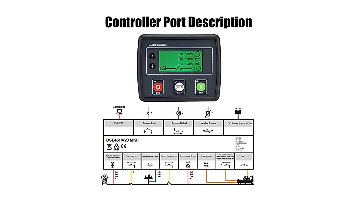DSE4520 Diesel Generator Control Panel - Reliable Power Control