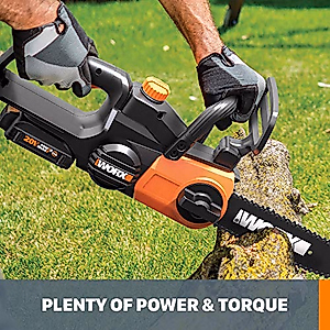 WORX WG322 20V Power Share 10" Cordless Chainsaw with Auto-Tension