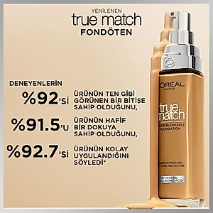 L'Oreal Paris New True Match Foundation 30ml - 3D/3W Golden Beige