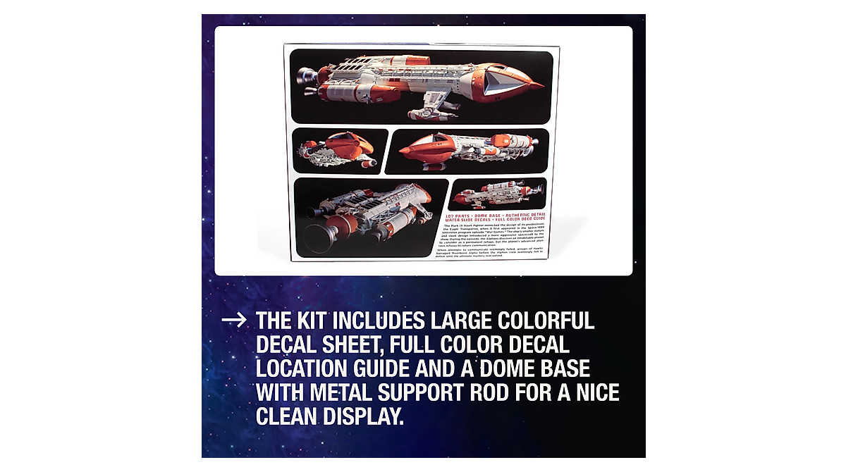 MPC Space 1999 Hawk Mk IX Model Kit 1:48 Scale - Sci-Fi Collectible
