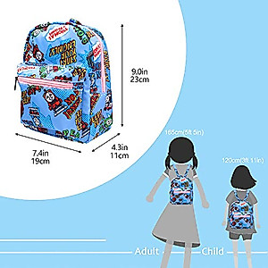 FINEX Thomas & Friends All Over Print Small Nylon Bag Multipurpose Causal Daypack for Travel Trip Shopping Tablet iPad Mini up to 8 inches