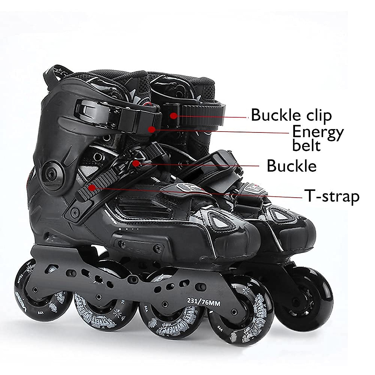 PVC Replacement Inline Roller Skate Buckle Clasp Accessories for Connecting The Energy Band Other Extreme Sports Products