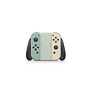 Tacky Design Retro Pastel Classic Skin Compatible with Nintendo Switch Skin Wrap Cover, Colorwave Color Blocking Skin for Nintendo Switch Stickers, Premium Vinyl 3M Full Wrap Decal.