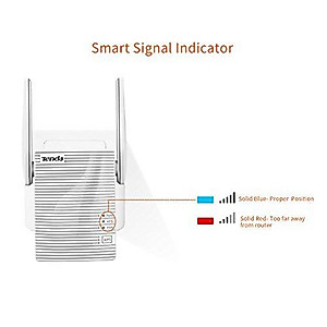 Tenda A15 WiFi Extender AC750 Covers Up to 1200 Sq.ft and 20 Devices Up to 750Mbps Dual Band WiFi Range Extender Certified for AC750
