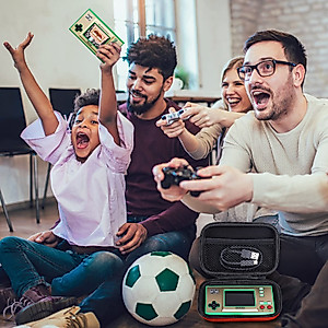 Hard Carrying Case for Nintendo Game & Watch, Protective Storage Organizer Cases Compatible with Game & Watch:Super Mario Bros,The Legend of Zelda,Extra Mesh Pocket for Charging Cables,Red