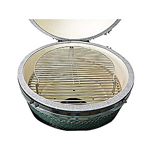 Onlyfire Stainless Steel Grill Expander Cooking Grate Fits for Charcoal Kettle Grills like Weber,Char-Broil and Ceramic Grills like Large Big Green Egg,Kamado Joe Classic,Pit Boss,Louisiana