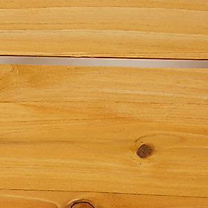 KidKraft Outdoor Wooden Table & Bench Set with Striped Umbrella, Children's Backyard Furniture, Turquoise and White, Gift for Ages 3-8, Amazon Exclusive