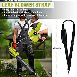 SEYVUM Leaf Blower - 580CFM 20V MAX Leaf Blower Cordless with 5.0 Battery & Fast Charger, 3-Speed Dial Electric Leaf Blower for Lawn Care, Battery Powered Leaf Blower Lightweight for Patio, Yard, Snow