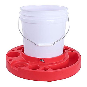 BISupply 5 Gallon Bucket Dolly - Detailing Cart for 11.5 Inch Rolling Car Wash Bucket with Wheels and Compartments