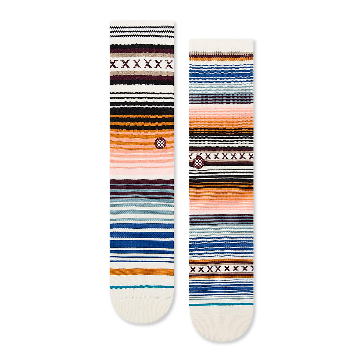 Stance Curren St Crew Socks (Large, Wine)