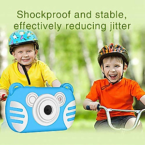 LKYBOA Waterproof Children's Camera -for Kids Video Cameras Kids Digital Camera 8MP 1080P HD Toys for 3-10 Year Old Girl with (Color : Red)