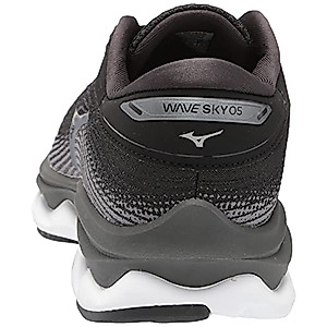 Mizuno Women's Wave Sky 5 Running Shoe, Black, 8.5