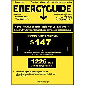 Procool Refrigeration Glass 2 Door Upright Display Beverage Cooler Merchandiser; 35 Cubic Ft., 45" Wide