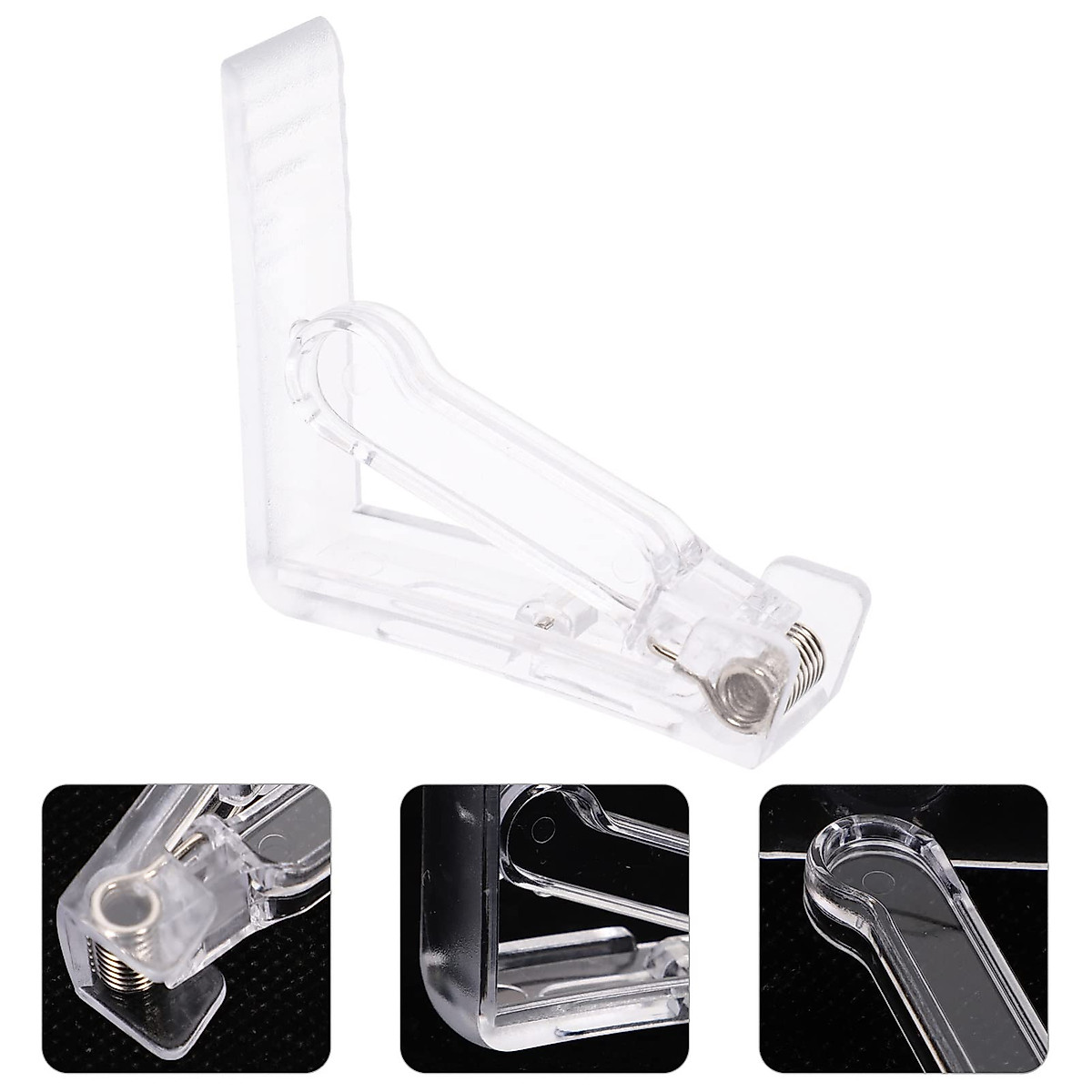 DOITOOL 12pcs Tablecloth Holder Table Cover Clamps Table Cloth Clips for Outdoor Picnic Tables Large Tablecloth Clips Picnic Table Clips Hidden Securing Clip Fastener Dinner Party