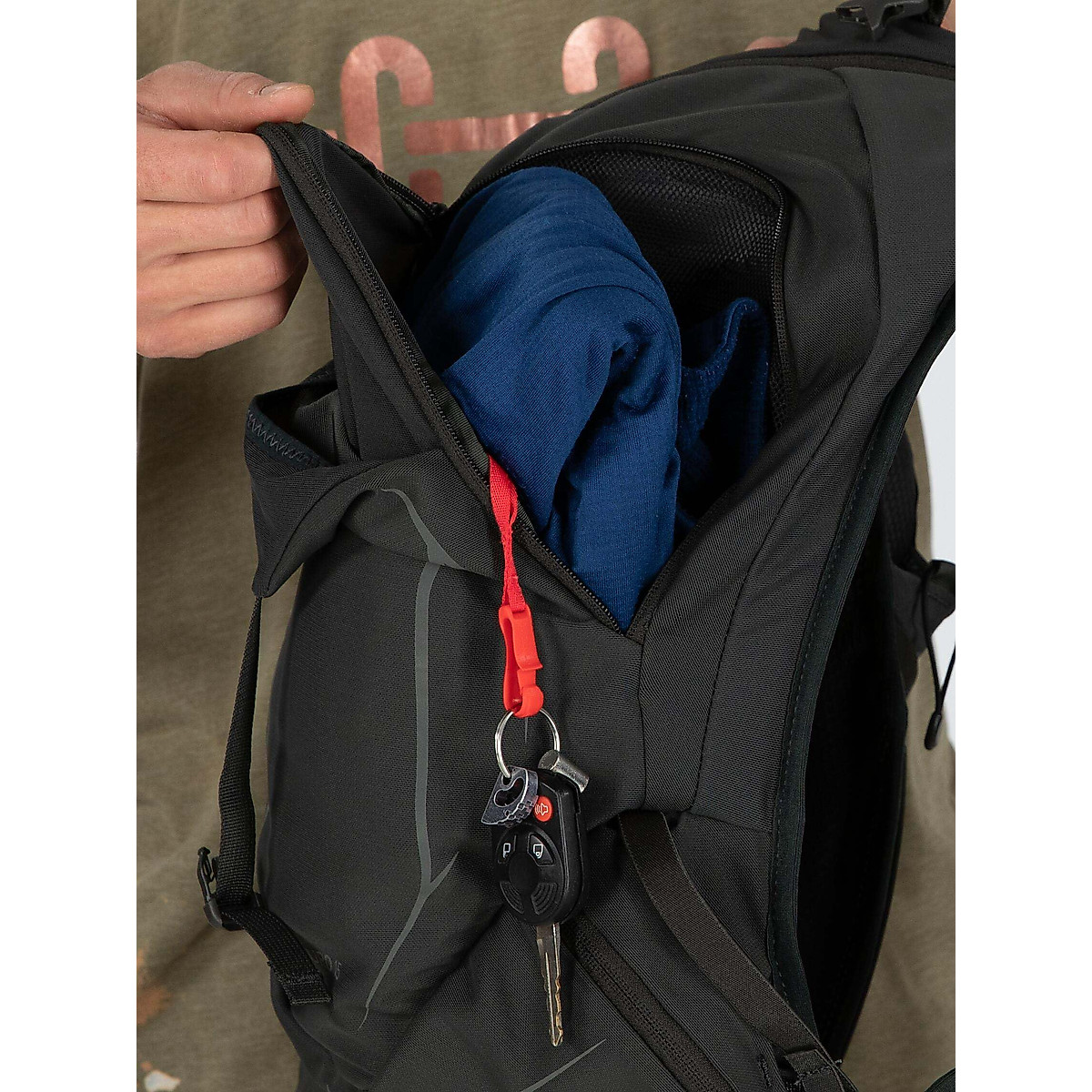 Osprey Duro 15 Men's Running Hydration Vest with Hydraulics Reservoir, Charcoal Grey, Large/X-Large