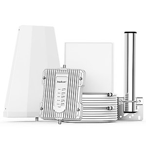 Amazboost Cell Phone Signal Booster for Home, Supports 5,000 SQ FT Area, All U.S. Carriers - Compatible with Verizon, AT&T, T-Mobile, Sprint & More-FCC Approved 5G 4G LTE 3G Cell Phone Booster