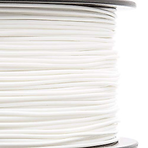 HATCHBOX PA Nylon 3D Printer Filament, Dimensional Accuracy +/- 0.05 mm, 1 kg Spool, 1.75 mm, White