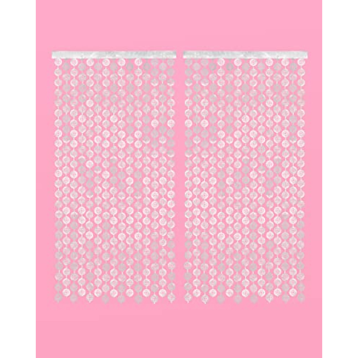 xo, Fetti Disco Ball Foil Curtain - Last Disco Bachelorette Party Decorations - Set of 2 | Groovy Backdrop, 70s Birthday Photo Booth, Wedding, New Years Eve