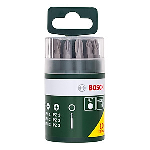 Bosch 2607019454 Screwdriver Bit Set 10 Pcs